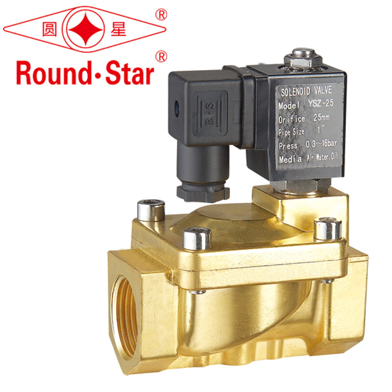 Explosion Proof Self Holding Latch Solenoid Valve 40mm Brass AC230V DC24V